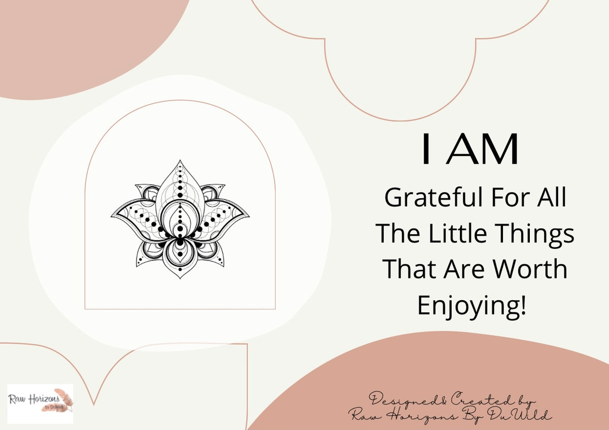 I Am Affirmation Cards – Raw Horizons By DuWild